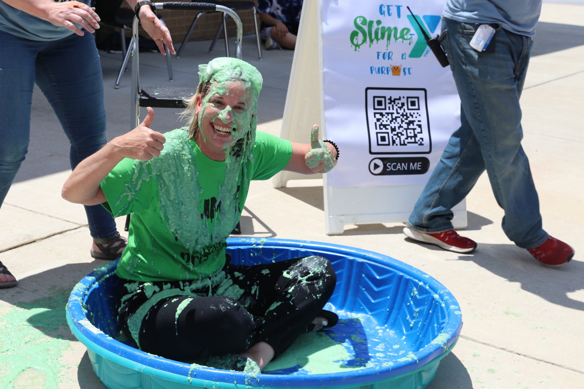 BRUMBY ELEMENTARY TEACHERS GET SLIMED FOR THOSE IN NEED | EAST COBBER