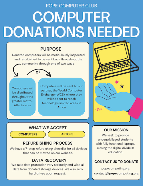 POPE HIGH SCHOOL STUDENTS START COMPUTING CLUB | EAST COBBER