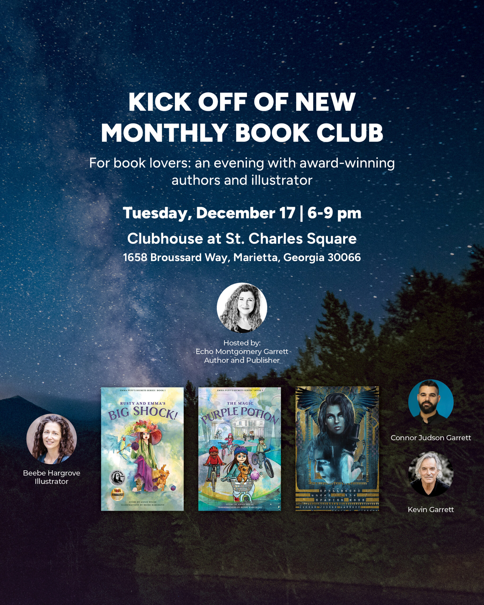 Kick Off of New Monthly Book Club | EAST COBBER