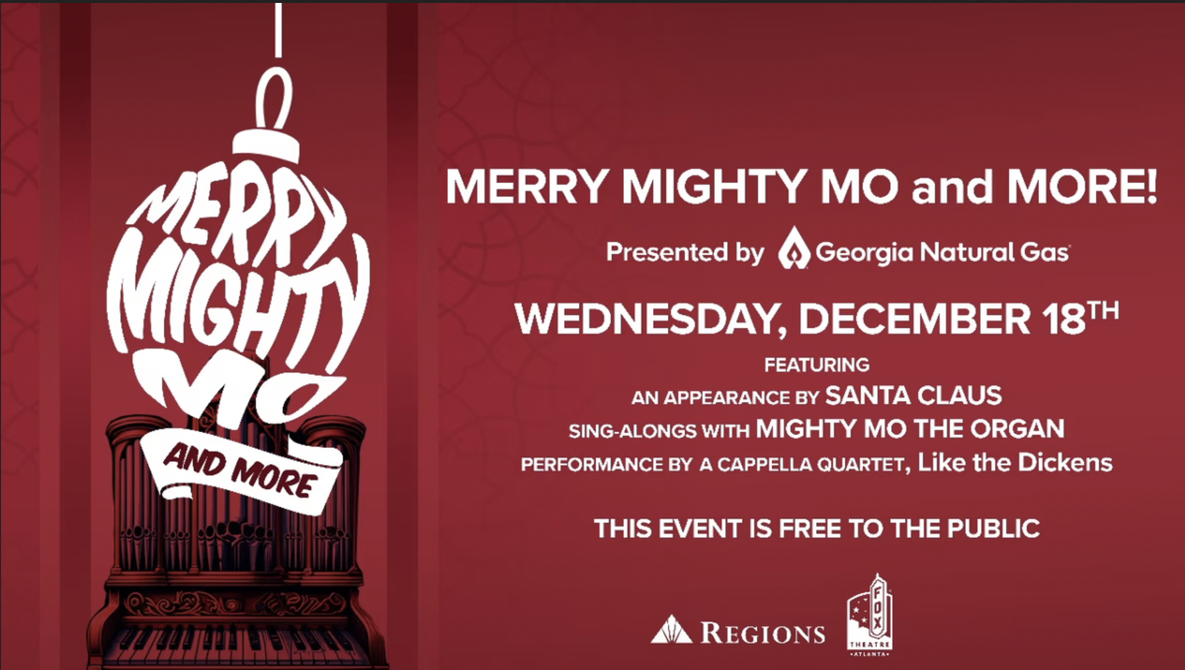 Merry Mighty Mo Fox Theatre | EAST COBBER