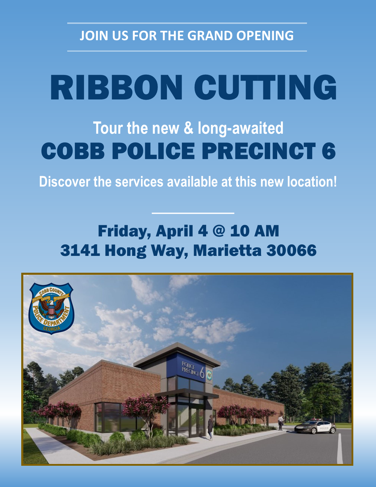Cobb Police Precinct 6 grand opening | EAST COBBER